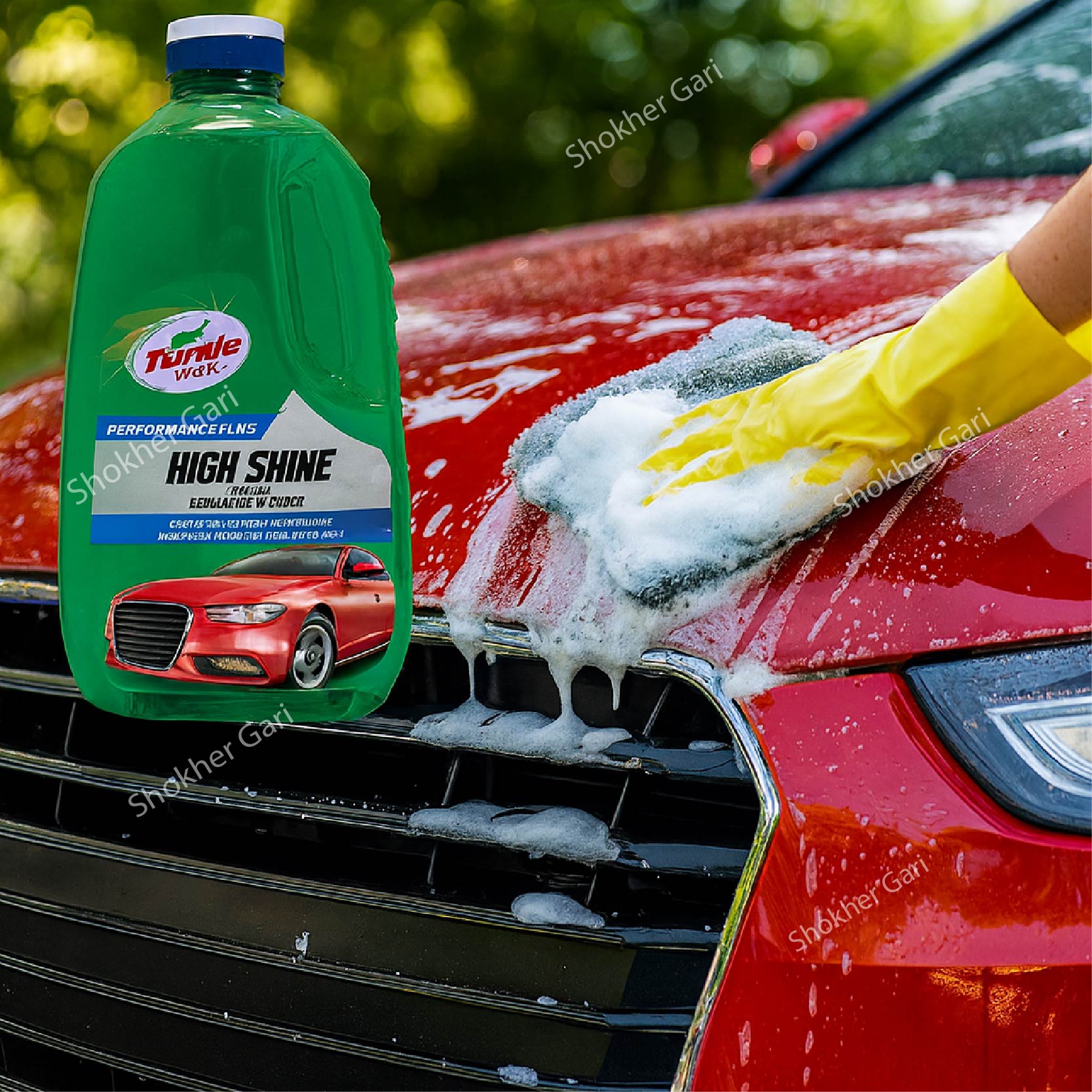 Turtle wax High Shine Car Wash Shampoo 2L – Shokher Gari